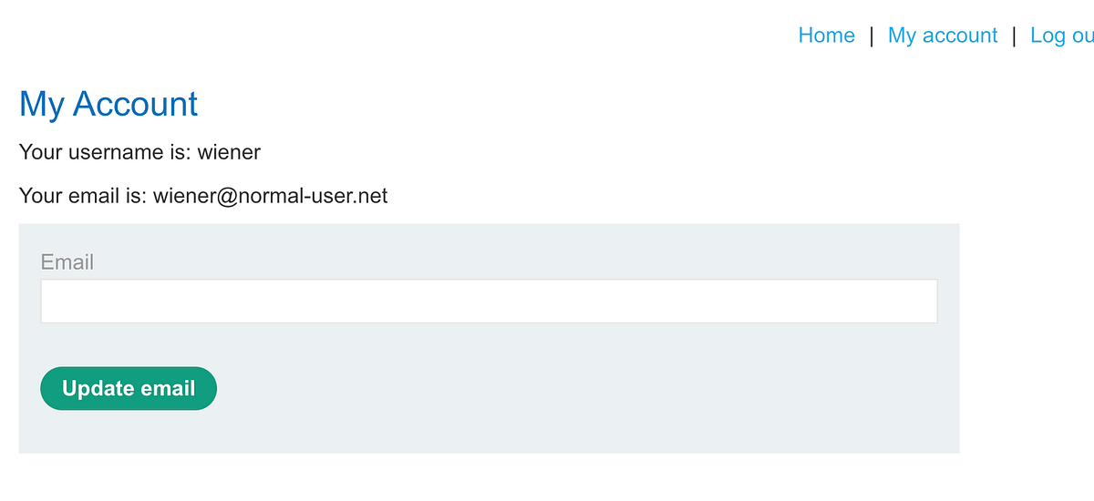 User role can be modified in user profile | Port Swigger Academy | by ...