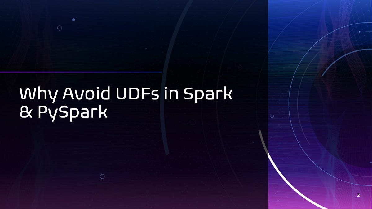 Why Avoid Udfs In Spark And Pyspark By Naveen Nelamali Sparkbyexamples Medium