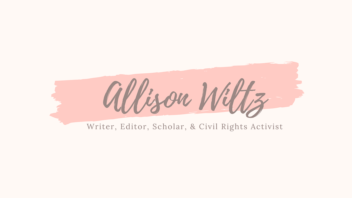 Who Is Allison Wiltz and Why Should I Care? | by Dr. Allison Wiltz ...