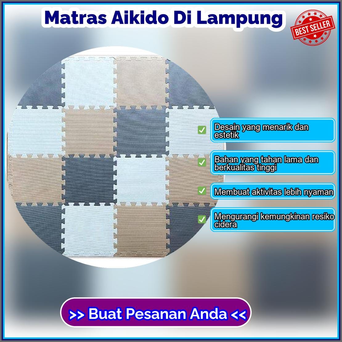 Matras Aikido Di Lampung - Eva Mat Tebal - Medium