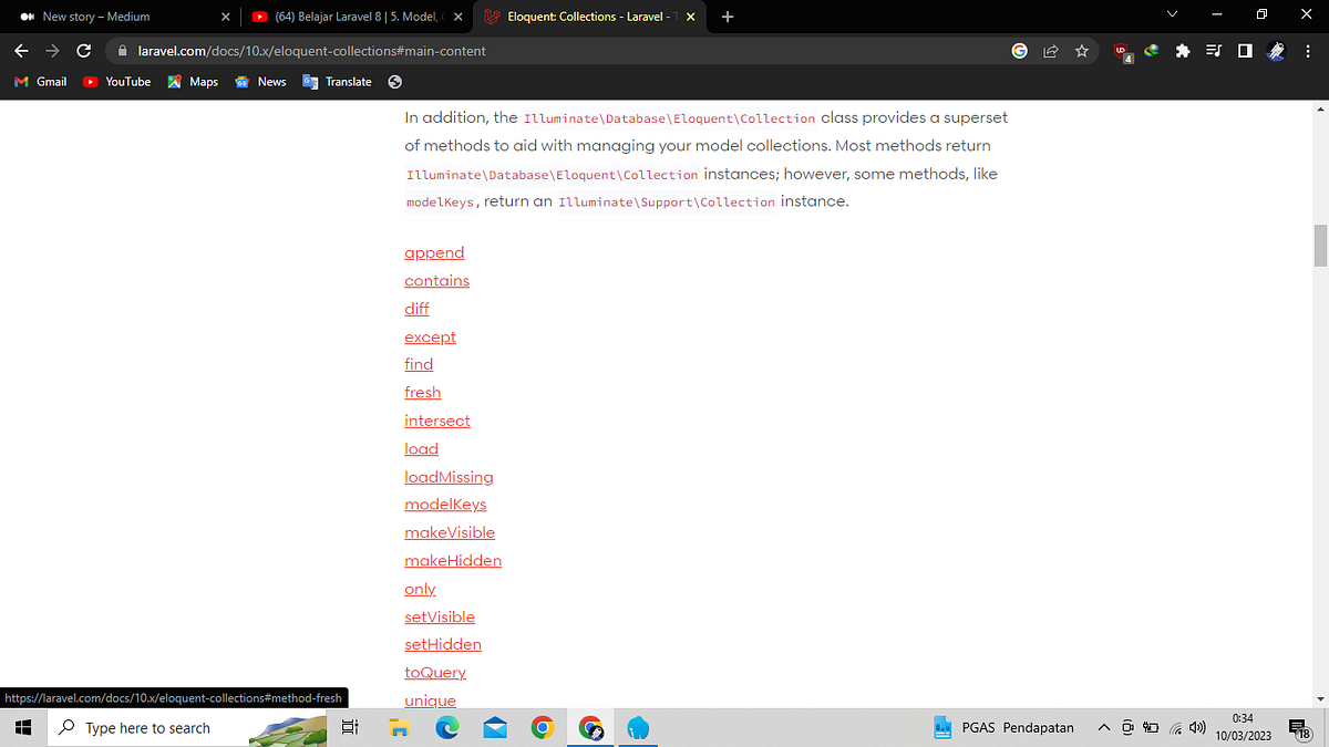 COLLETION DI LARAVEL. Colletion itu fungsinya buat apa sih? | by ester yelisabeta | Medium