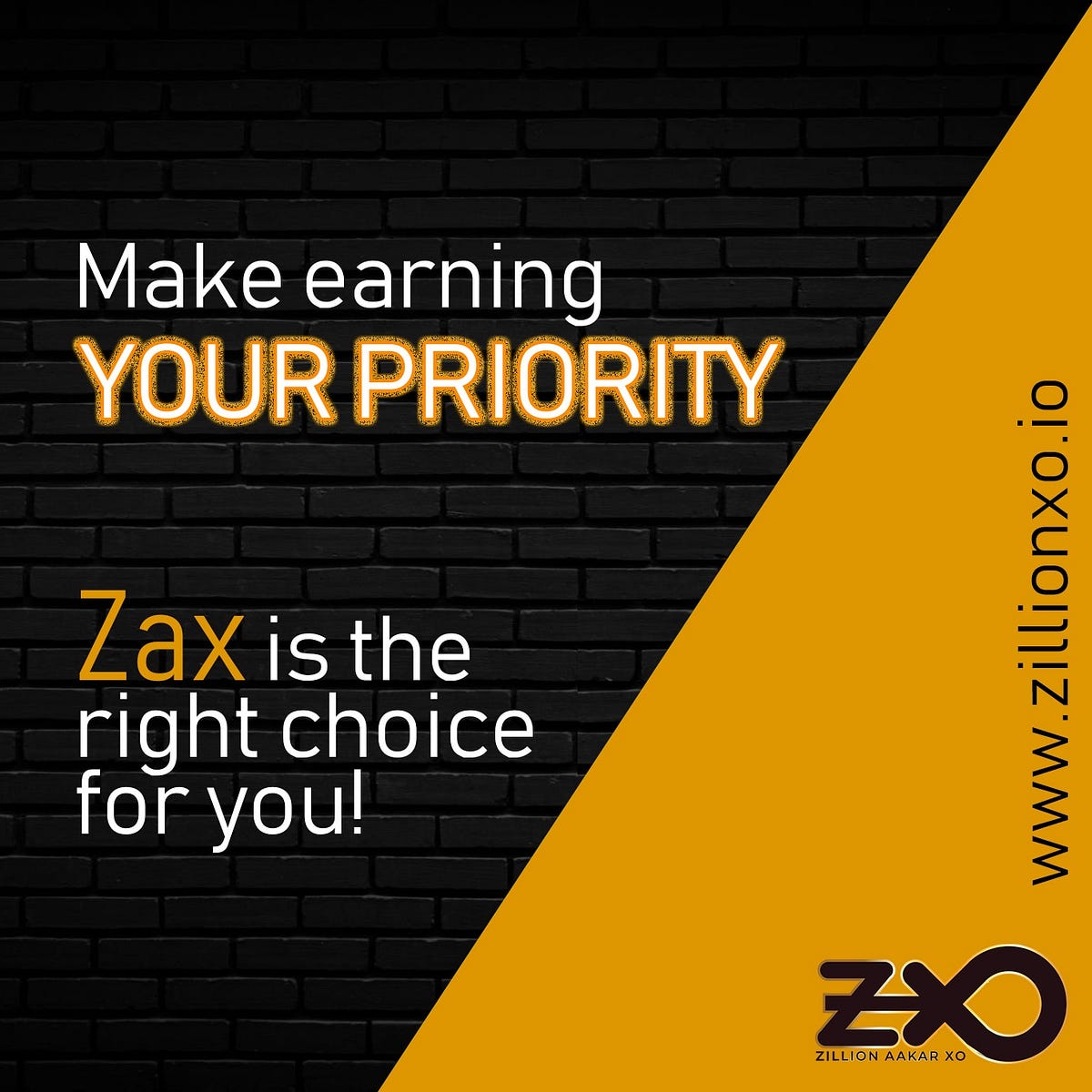 ZAX offers the best option for earnings!! Make the best out of it by ...