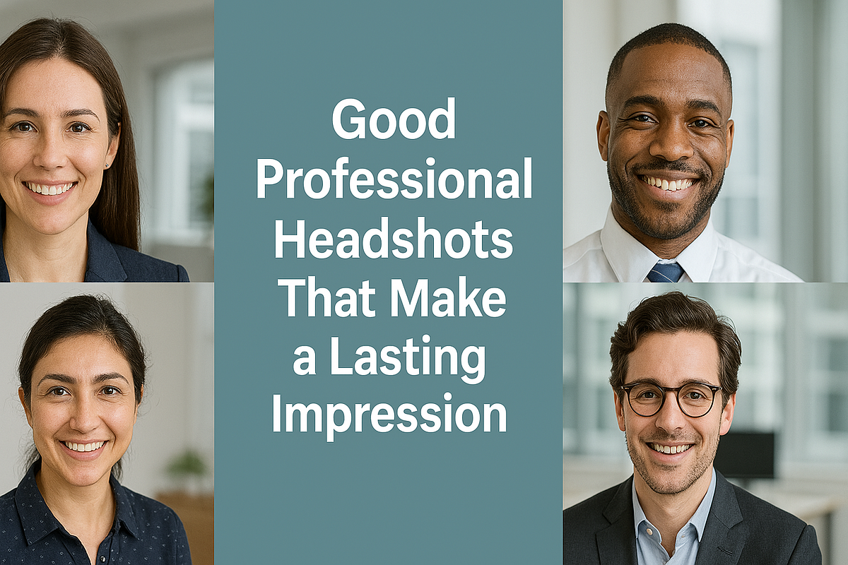 Good Professional Headshots That Make a Lasting Impression - Capturely ...