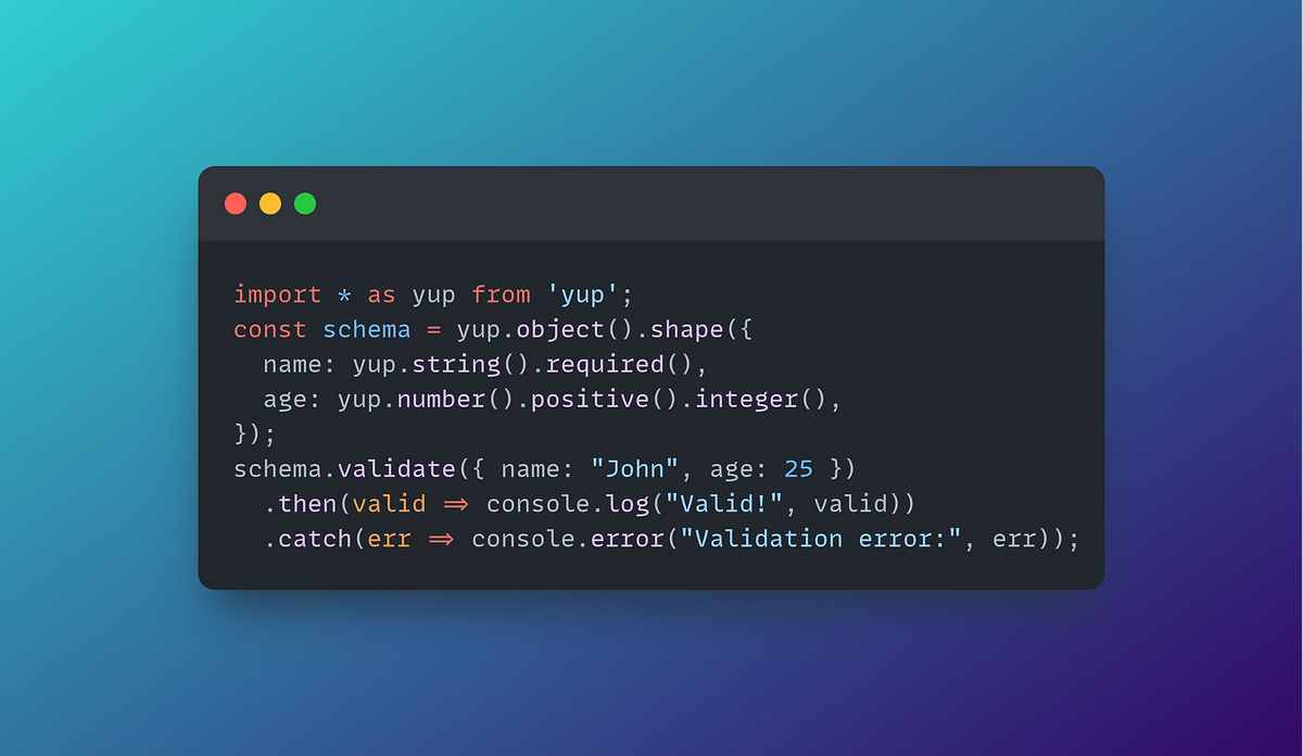 Choosing the Best JavaScript Validation Library: Yup, Zod, or Joi? | by Jaiman Soni | Medium