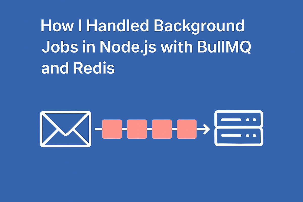 How I Handled Background Jobs in Node.js app with BullMQ and Redis | by Umesh Sujakhu | Medium