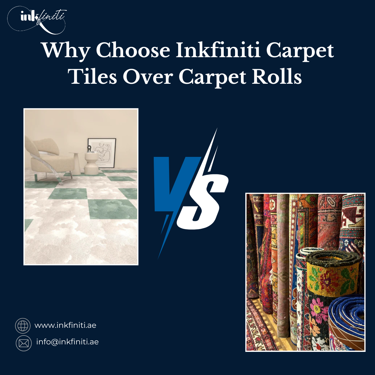 Why Choose Inkfiniti Carpet Tiles Over Carpet Rolls? | by Inkfiniti AE ...