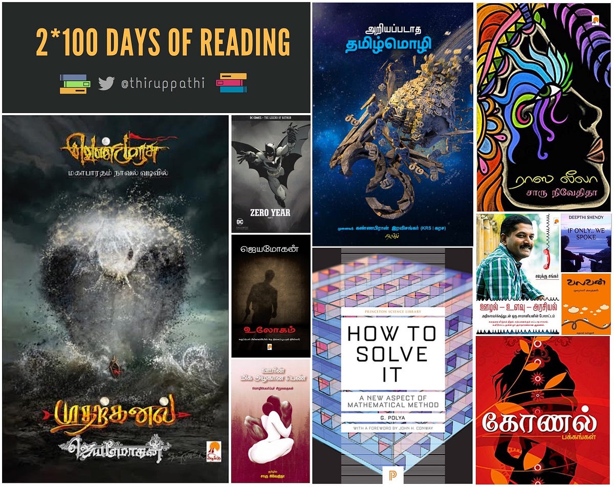 200 Days of Reading. After successfully completing Round 1… | by Thiru ...