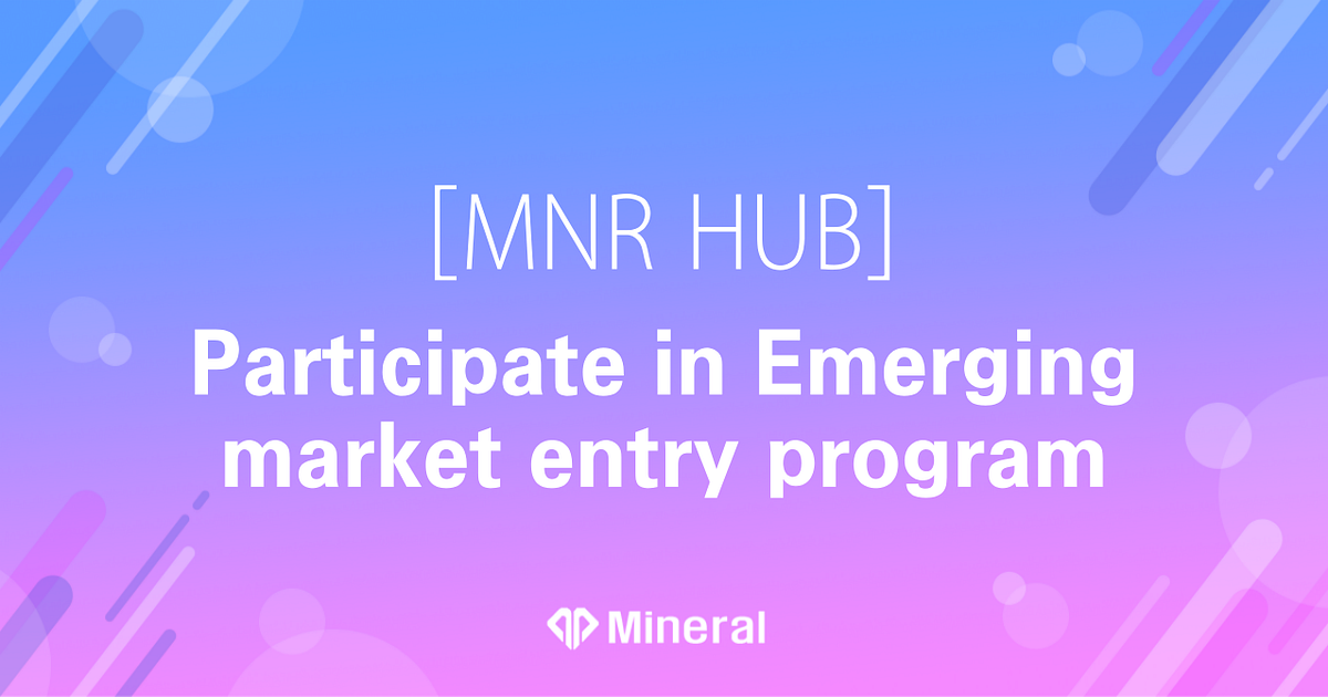 [MNR HUB] Participate in emerging market entry program | by Skypeople ...