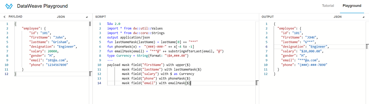 Masking sensitive data using Dataweave in Mulesoft - Ravi Teja Gajarla ...