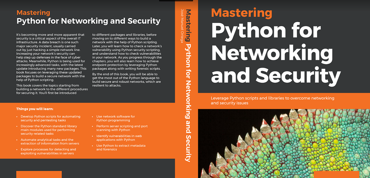 Book Review: Mastering Python for Networking and Security | by José Manuel Ortega | Medium