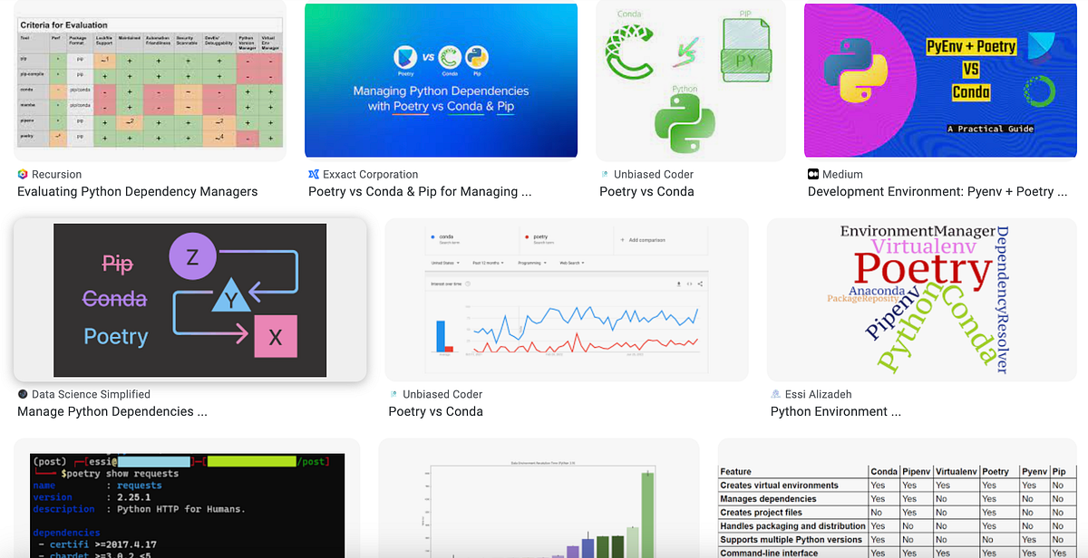 what is difference between conda and poetry? when to use conda over ...
