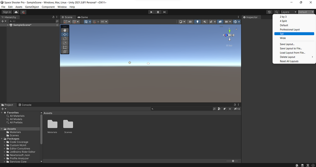 Setting up Unity Professional Layout Tutorial | by Steve Lissaint | Medium