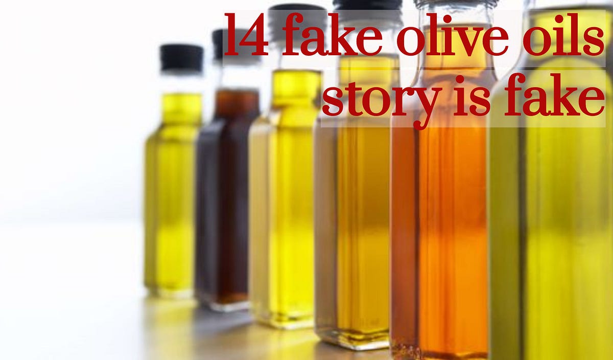 How to tell the fake olive oil. How many people follow for the fake ...