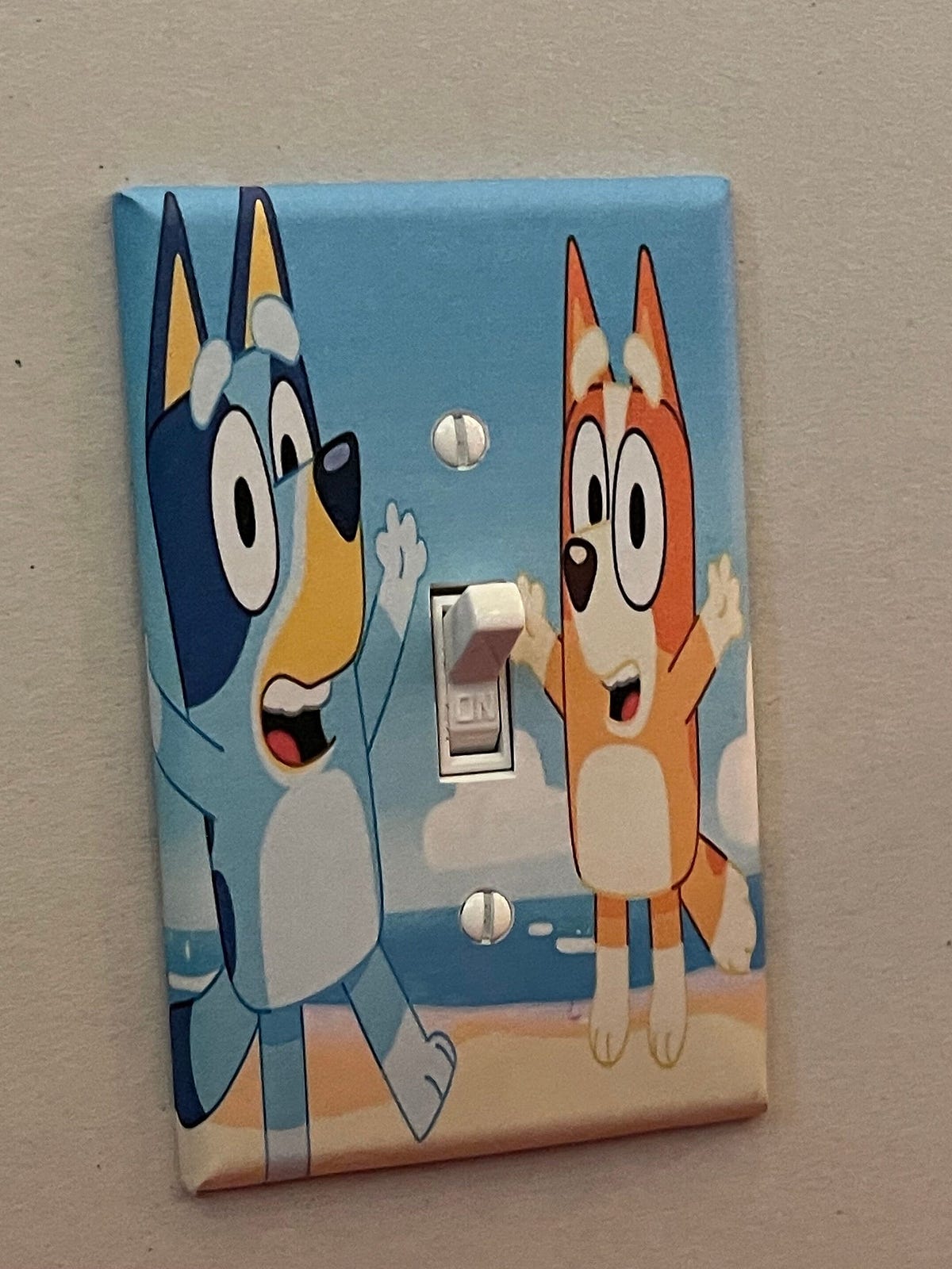 Bluey — Light Switch Cover Plate - John Smith - Medium
