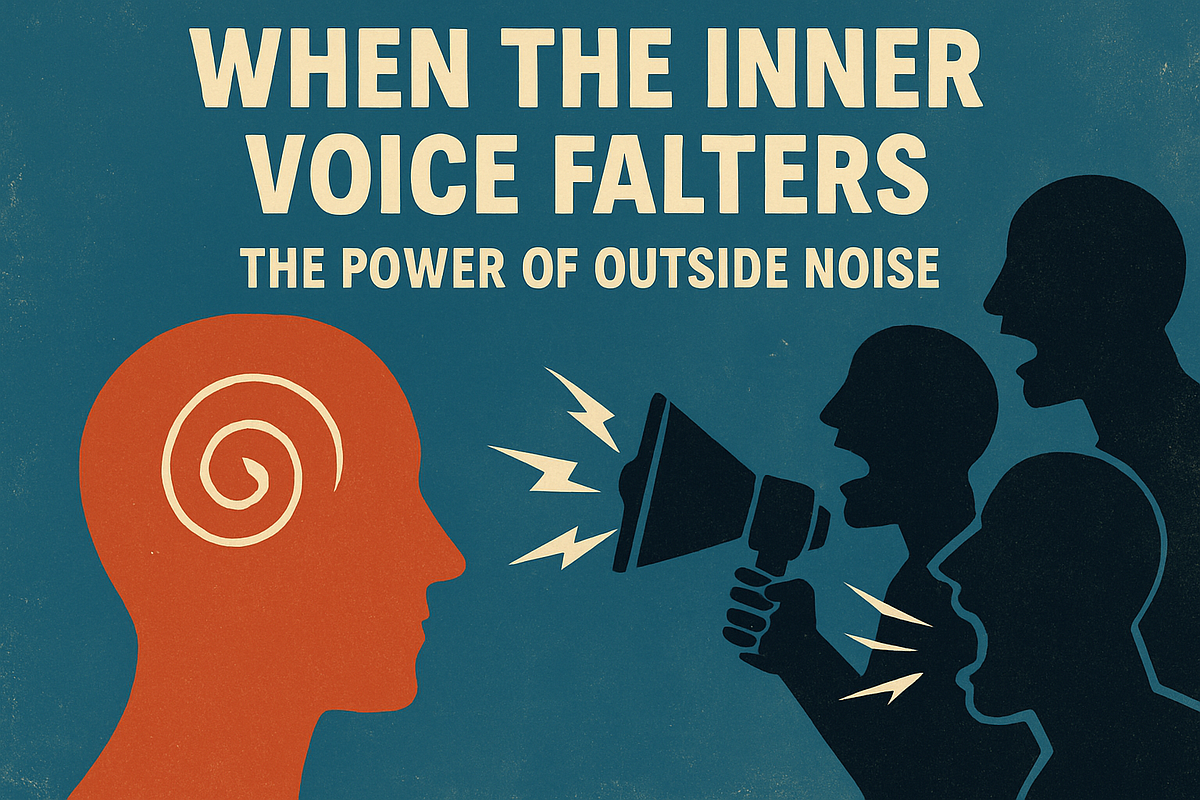 When the Inner Voice Falters: The Power of Outside Noise | by Utkarsh ...