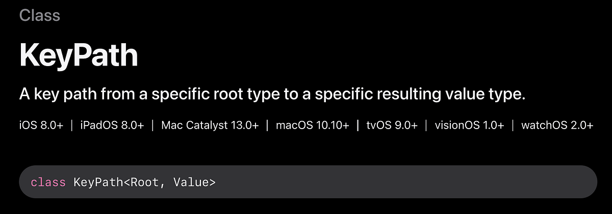 Swift KeyPath. TCA에서 활용했던 그 KeyPath에 대하여 | by Dongeun Shin | May, 2025 | Medium