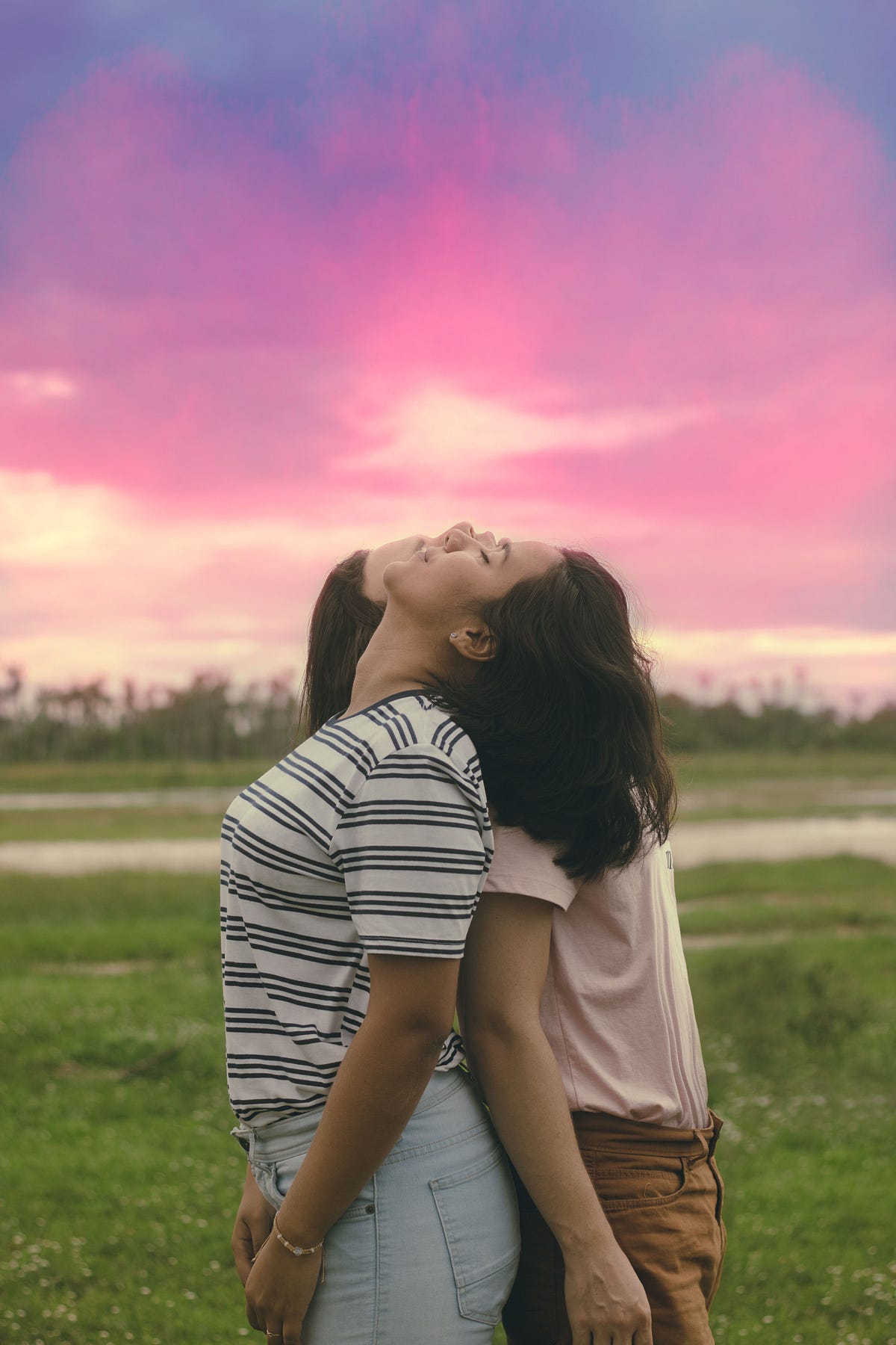 Her head on my shoulder under the setting sun | by Ashwin Shanker | P.S ...