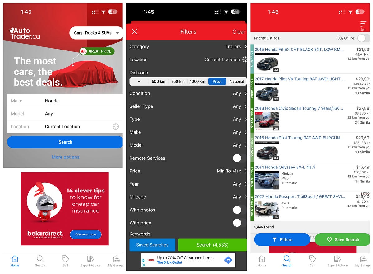 Case Study: Enhancing User Experience for Auto Trader’s Car Deals App ...