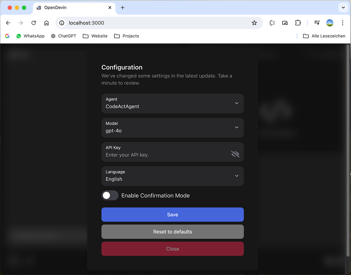 My experience with OpenDevin. The Setup of a AI Enginner. My $3 AI… | by Nils | Medium