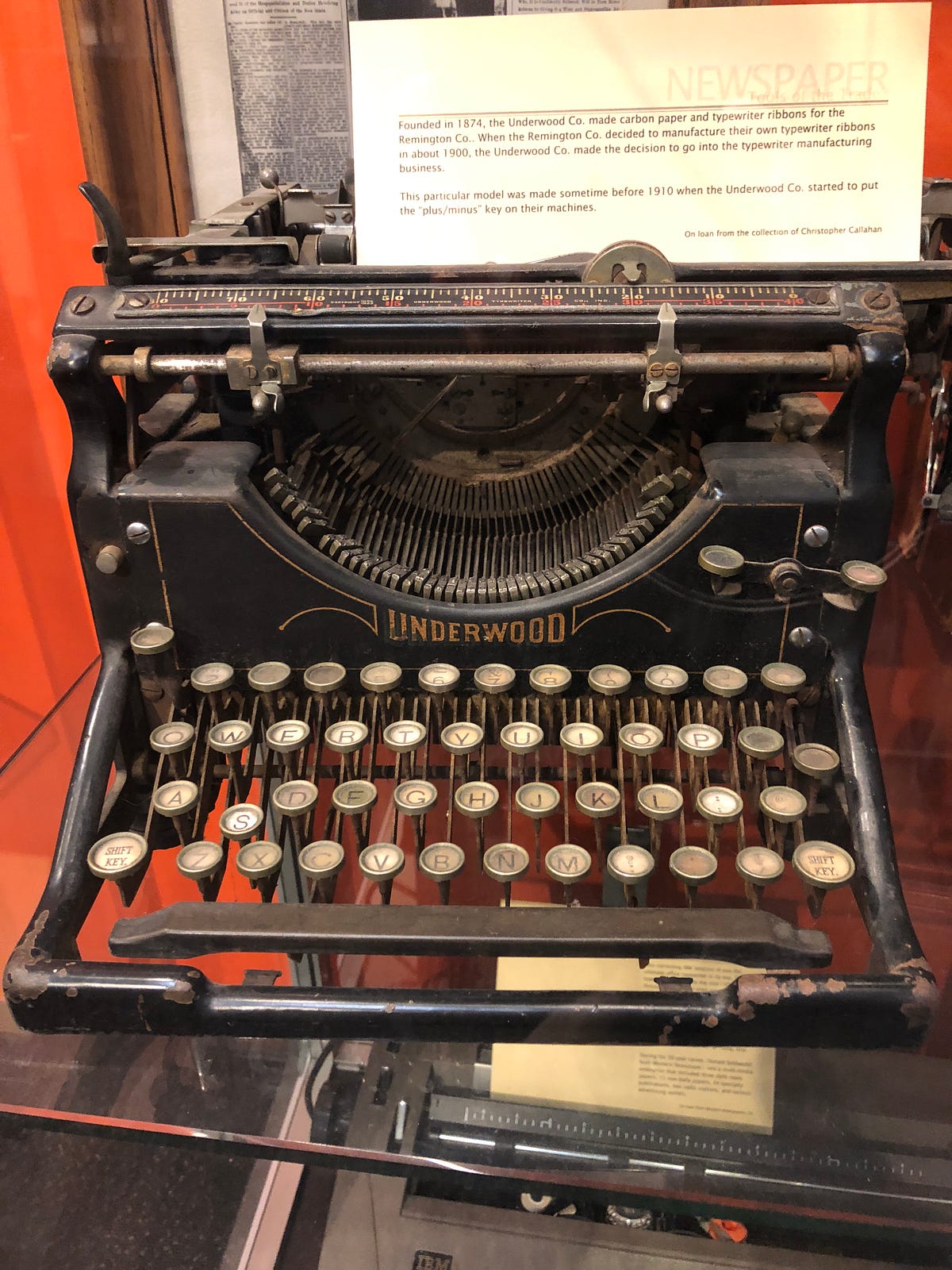 John T. Underwood- The Underwood Typewriter | by Madison Miller | Shoot ...
