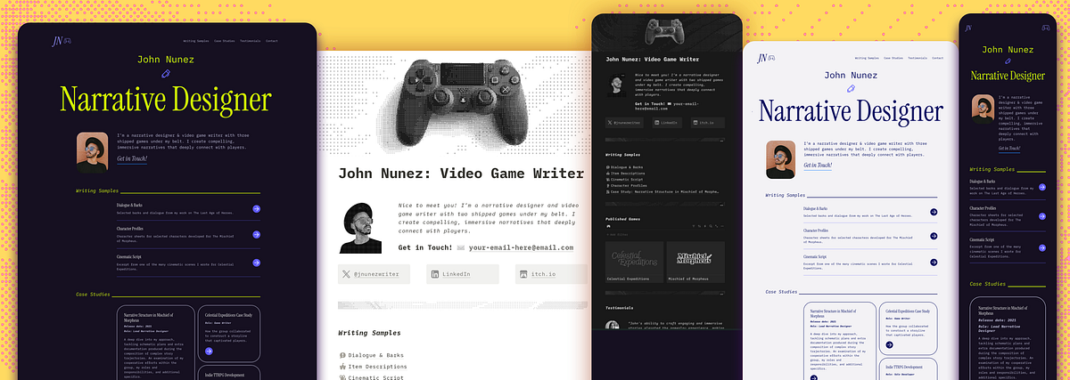 Portfolios for Video Game Writers: How to Stand Out | by Celery Root ...