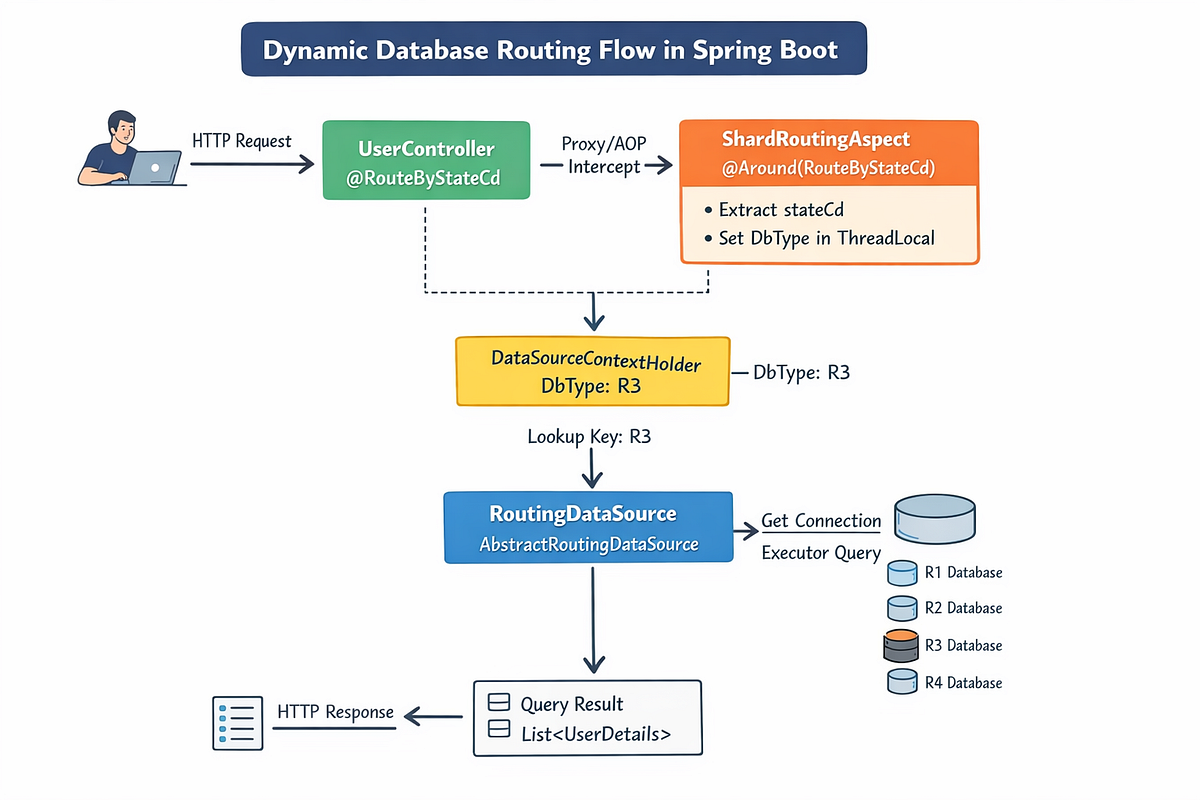 Dynamic Database Routing in Spring Boot Using AOP, Custom Annotations ...