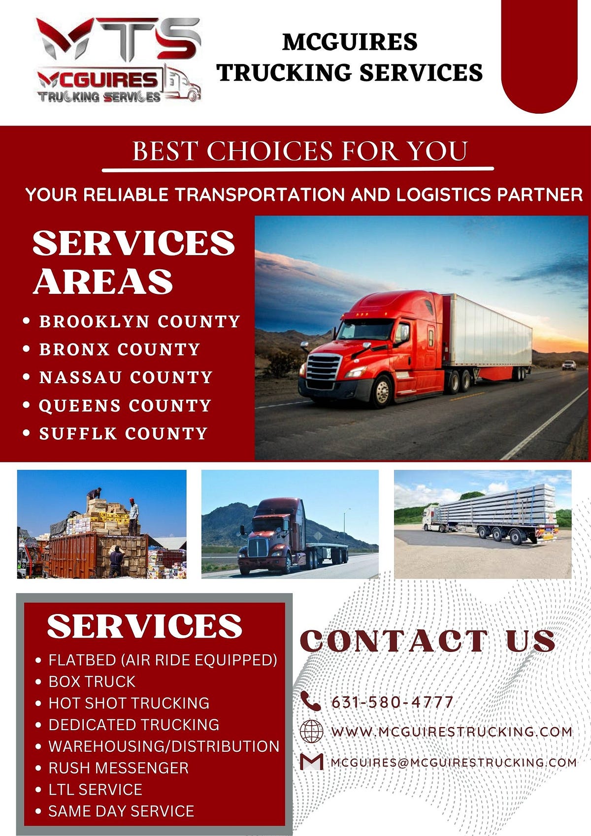 Piggyback Truck Transport Companies — McGuires Trucking Services ...