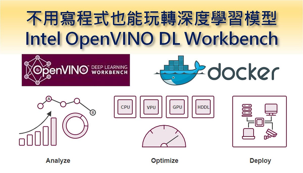 【Intel OpenVINO™教學】不用寫程式也能輕鬆上手AI模型分析、優化、佈署─DL Workbench圖形化介面工具簡介 | by Jack omnixri | Medium