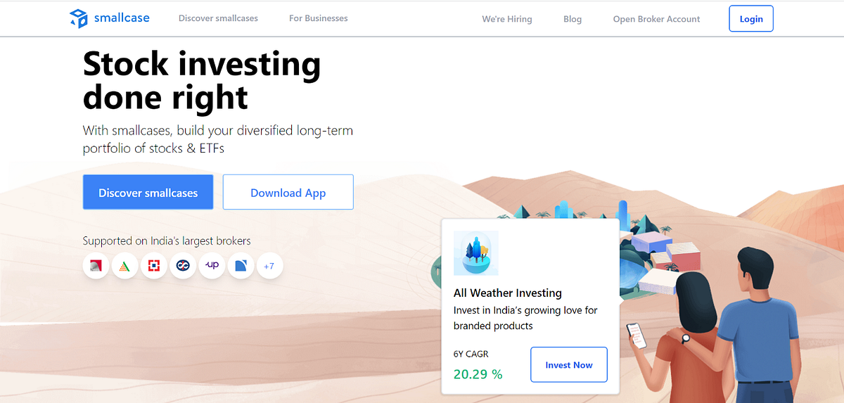 Clone of Smallcase. Smallcases are a new way to invest in… | by Kamesh Hedau | Medium