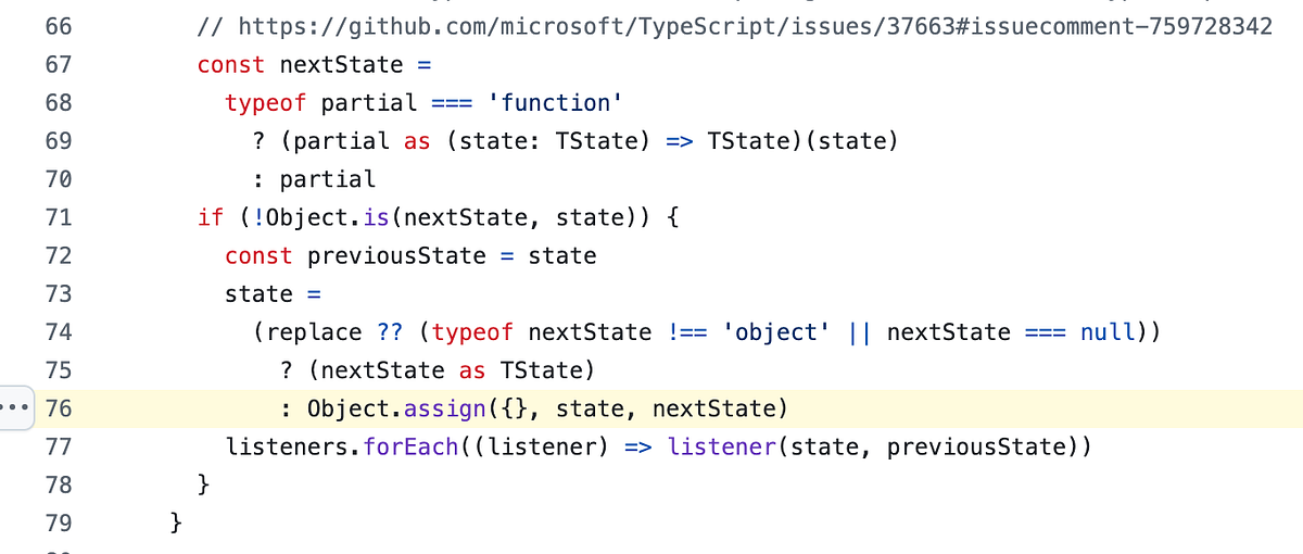 Objectassign Usage In Zustands Source Code By Think Throo Sep 9321