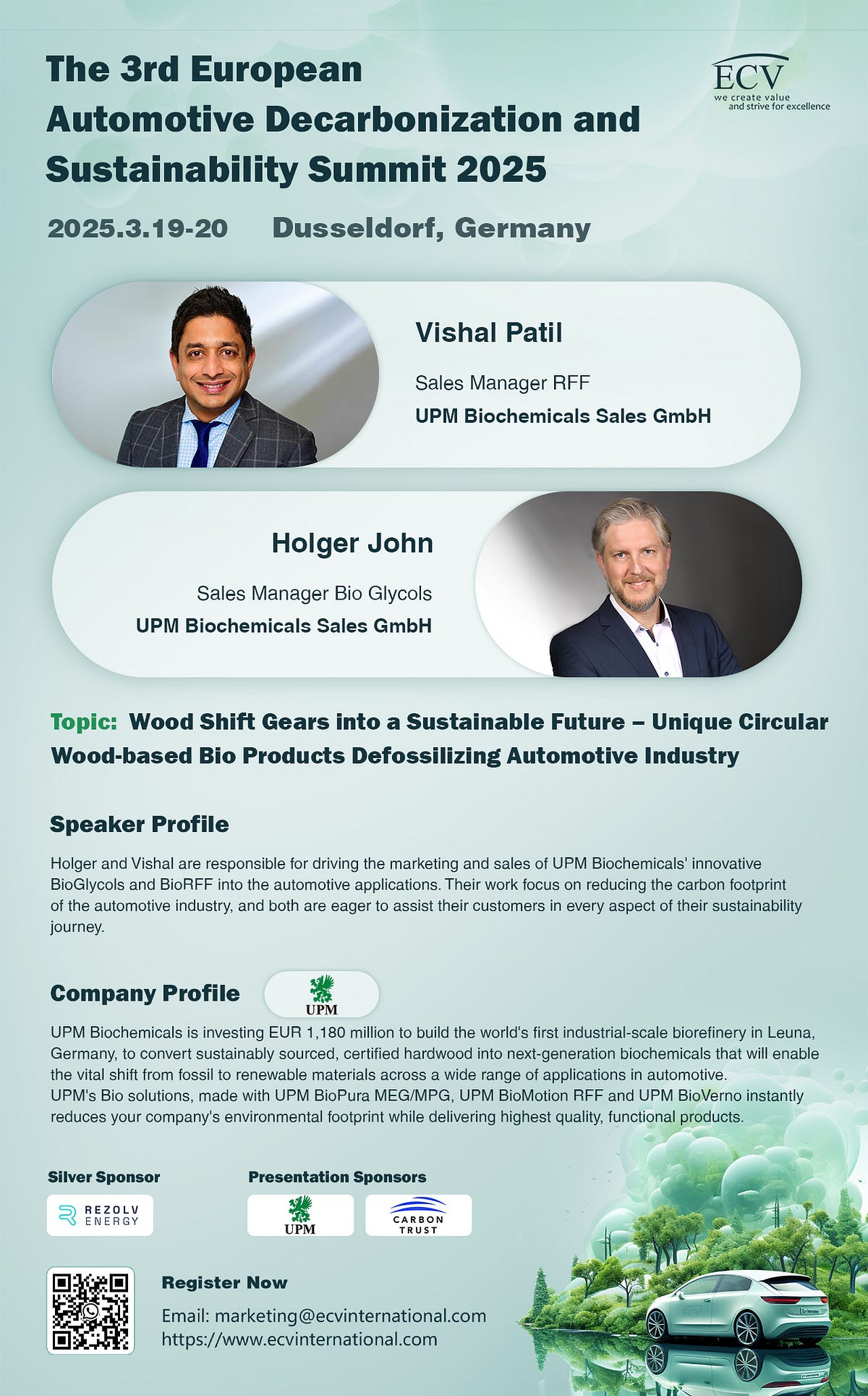 Join the 3rd European Automotive Decarbonization and Sustainability Summit 2025 ...