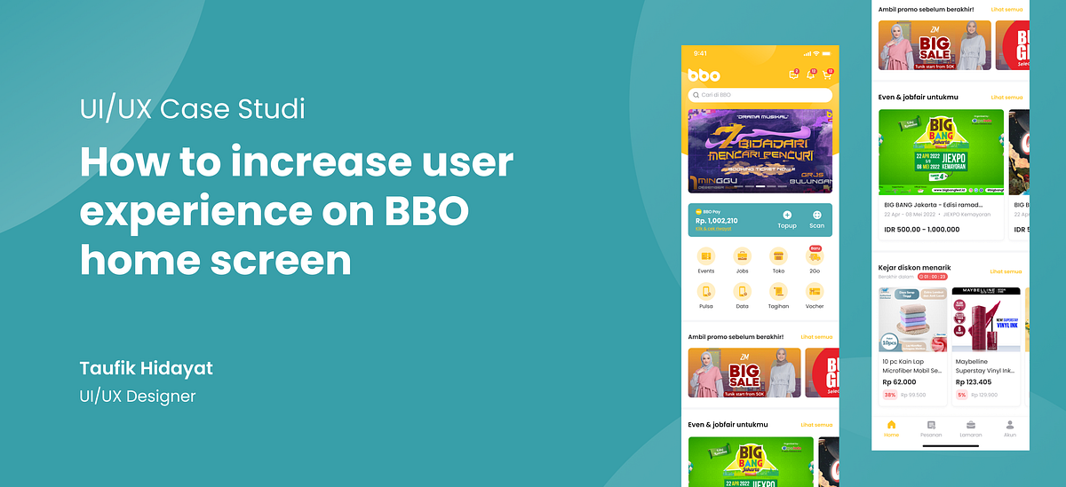 UI/UX Case Study: How to increase user experience on BBO home screen ...