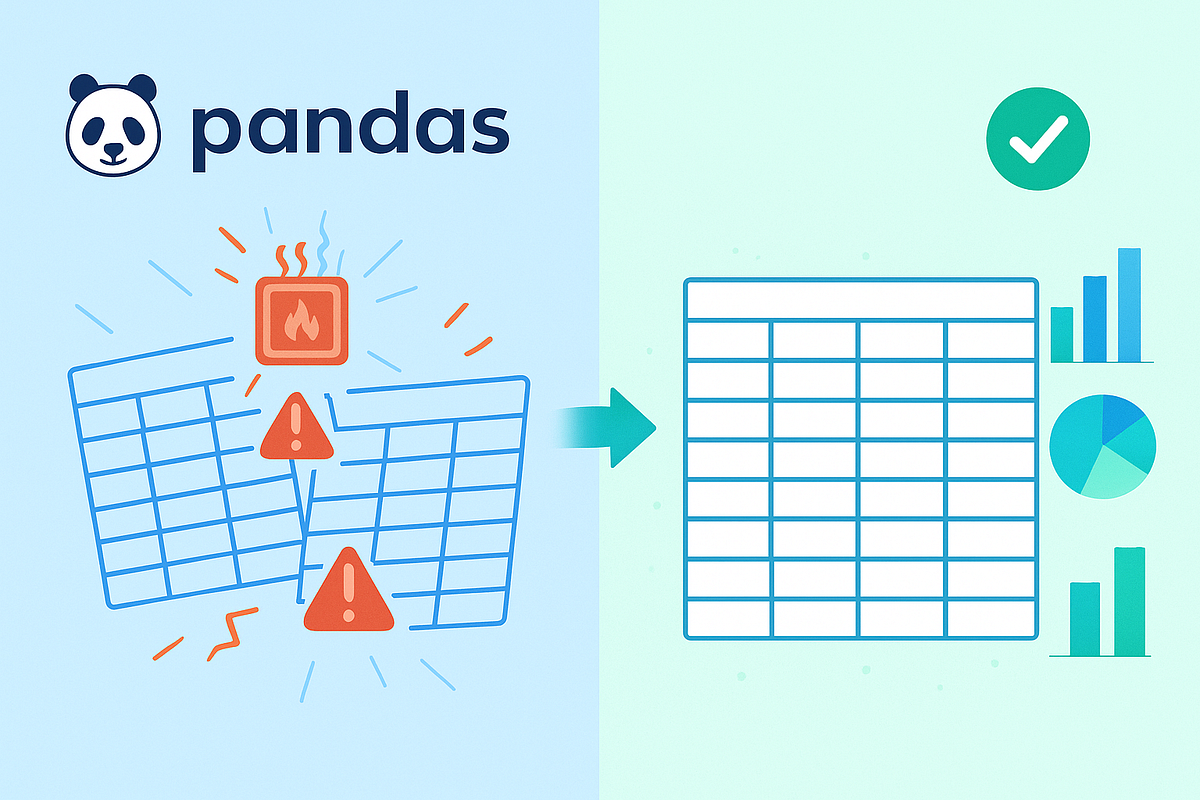 Pandas Joins at Scale — No Meltdowns | by Nikulsinh Rajput | Sep, 2025 | Medium