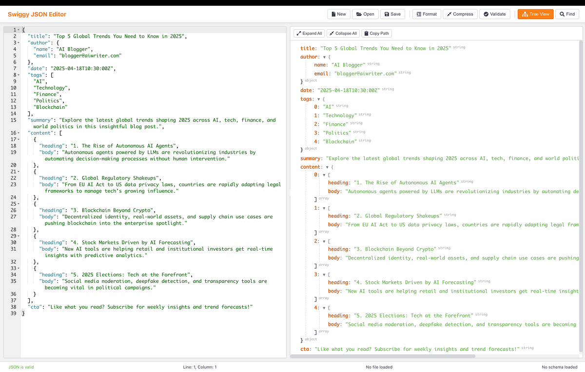 I Built a Json Editor Desktop Application, Within 30 Minutes Using the ...