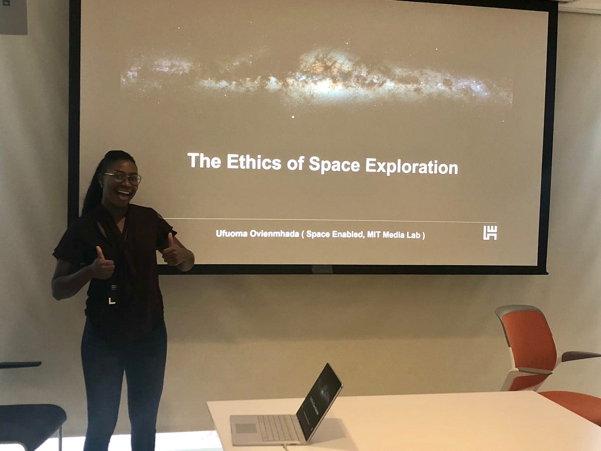 Workshop on The Ethics of Space Exploration | by Ufuoma Ovienmhada | Medium