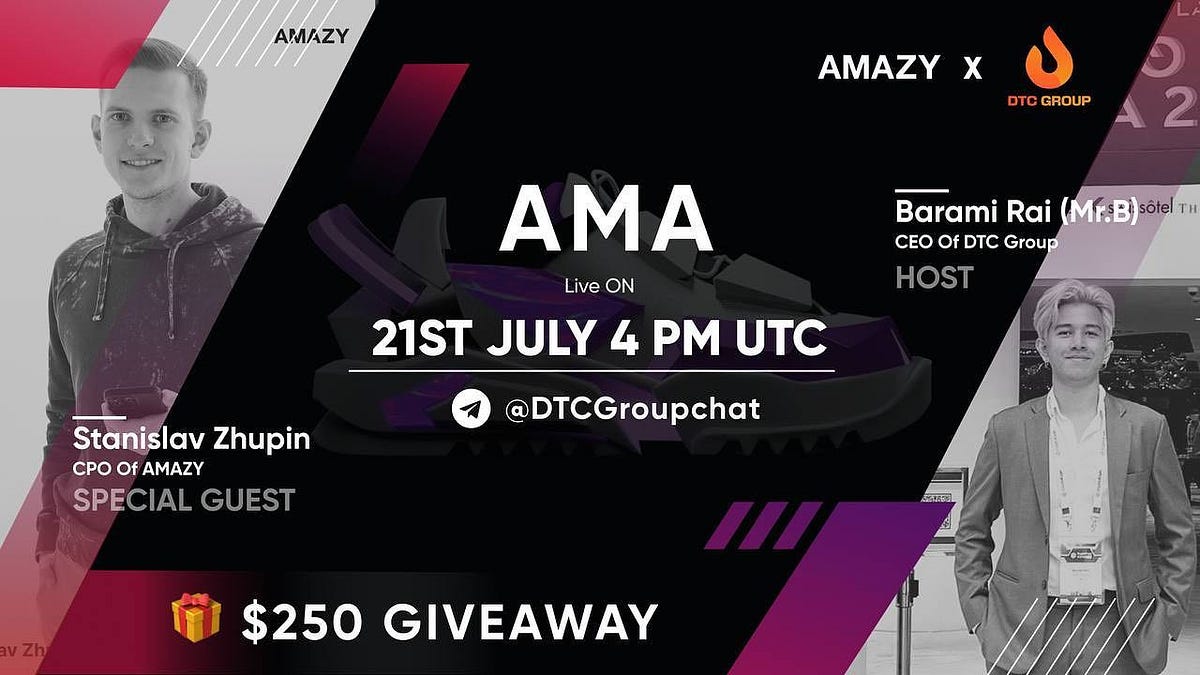 AMA Announcement with AMAZY - DTC Group - Medium