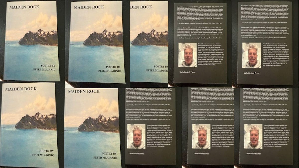 “Maiden Rock” by Peter Mladinic. a poignant poetry collection that ...