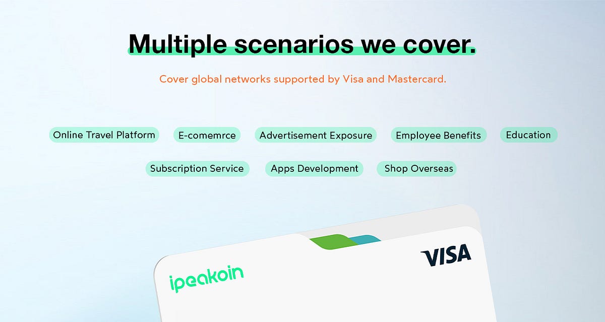 Use your virtual card with digital wallets | by iPeakoin | Medium