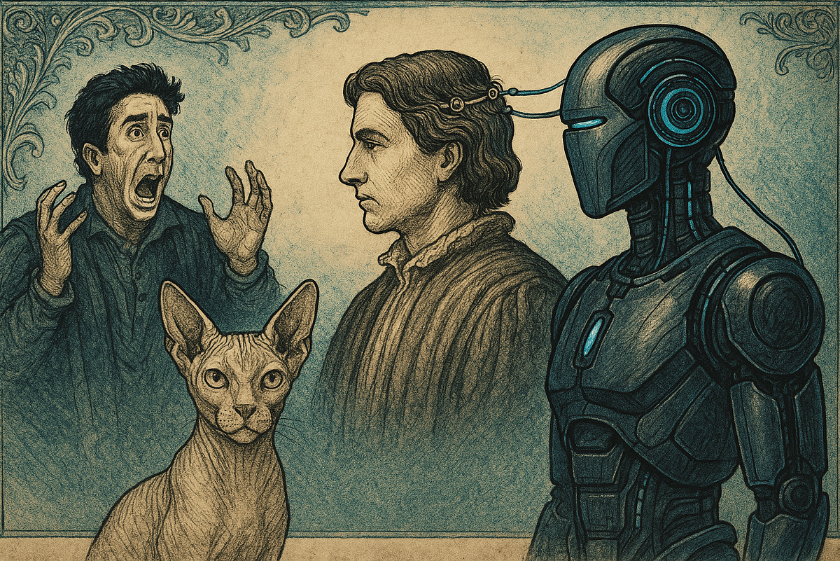 The cat, the human, and AI. The Evolution of Artificial… | by Shenali ...