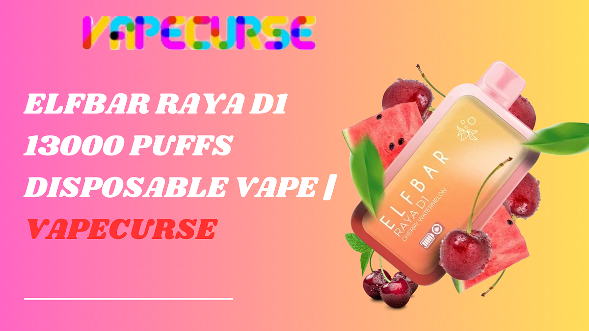ElfBar Raya D1 13000 Puffs Disposable Vape| VapeCurse | by Vapecurse ...