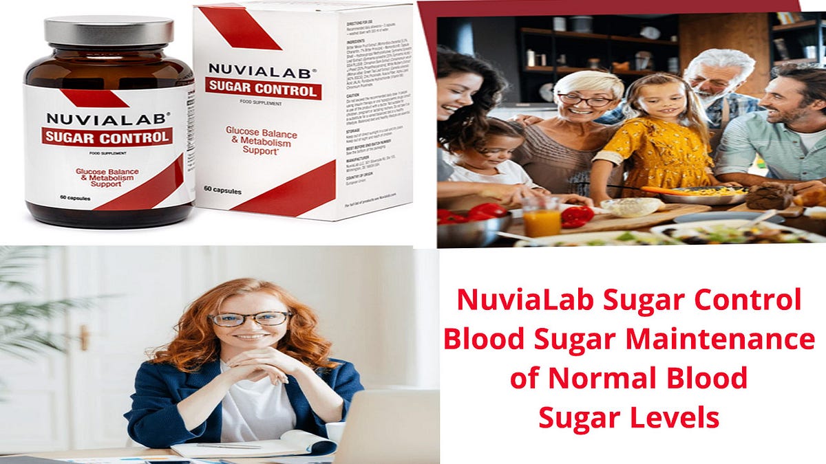NuviaLab Sugar Control Blood Sugar Maintenance of Normal Blood Sugar ...