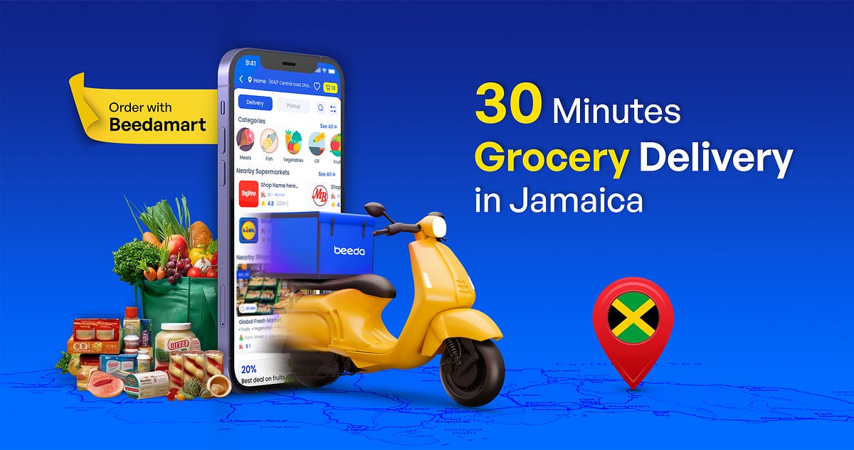 30-Minute Grocery Delivery Service in Jamaica: Beedamart | by Beeda ...