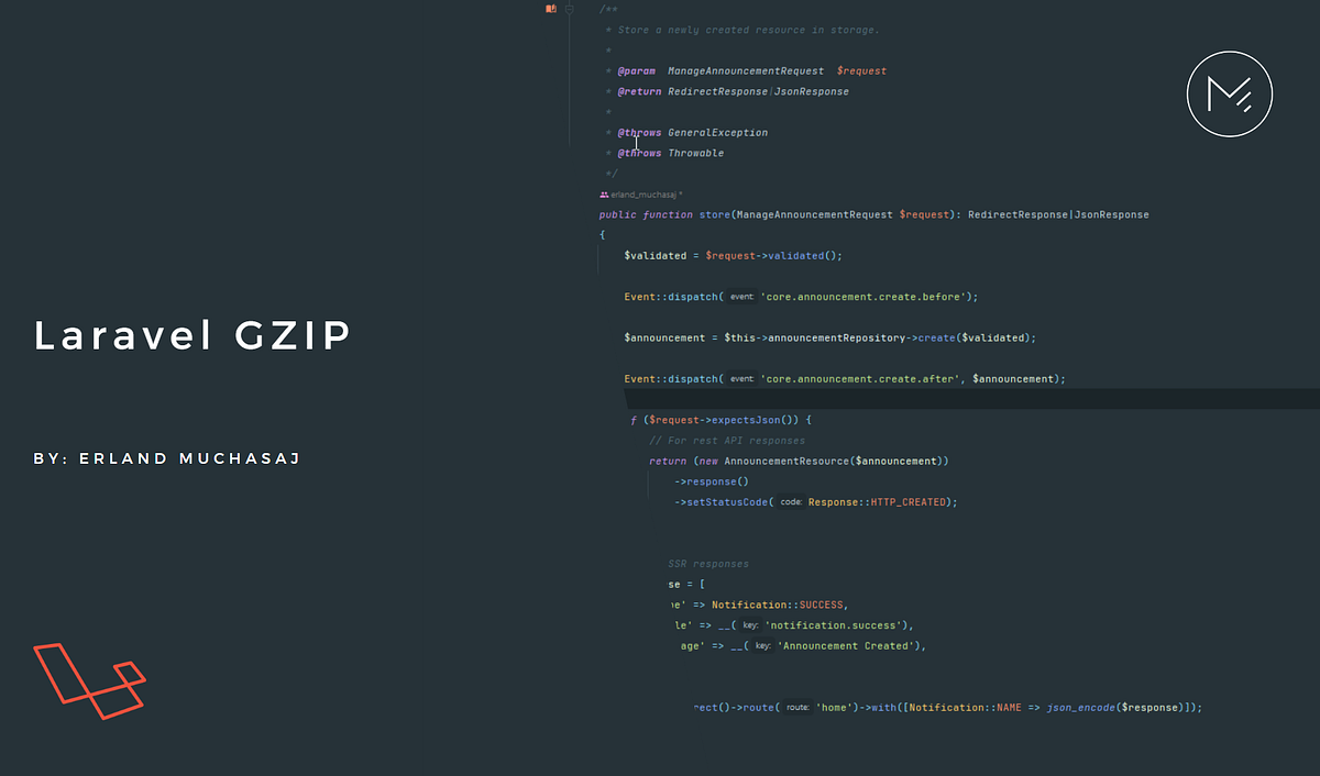 Laravel Gzip. gZip compression is a method of… | by Erland Muchasaj ...