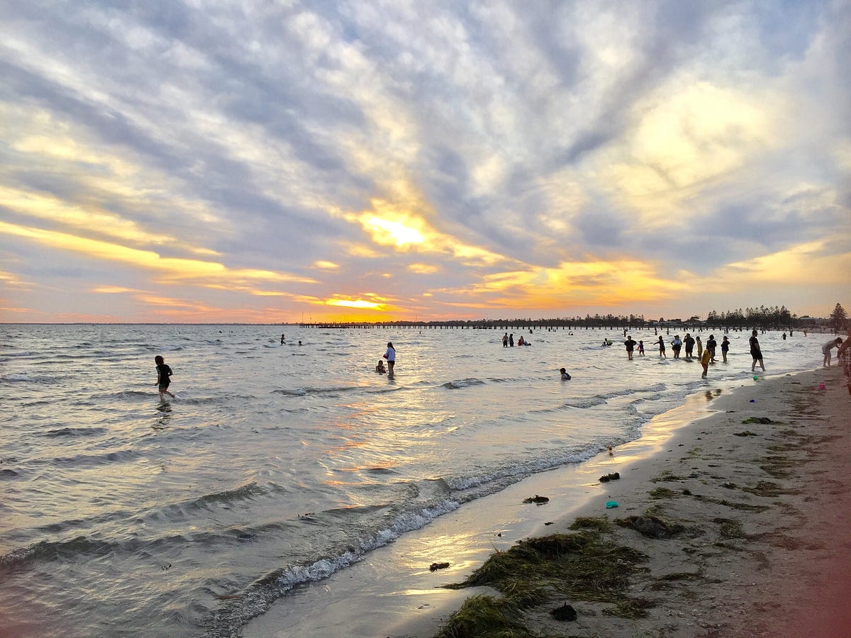 Summer Bathes at Sunset. The best time to visit the beach | by D Mind ...