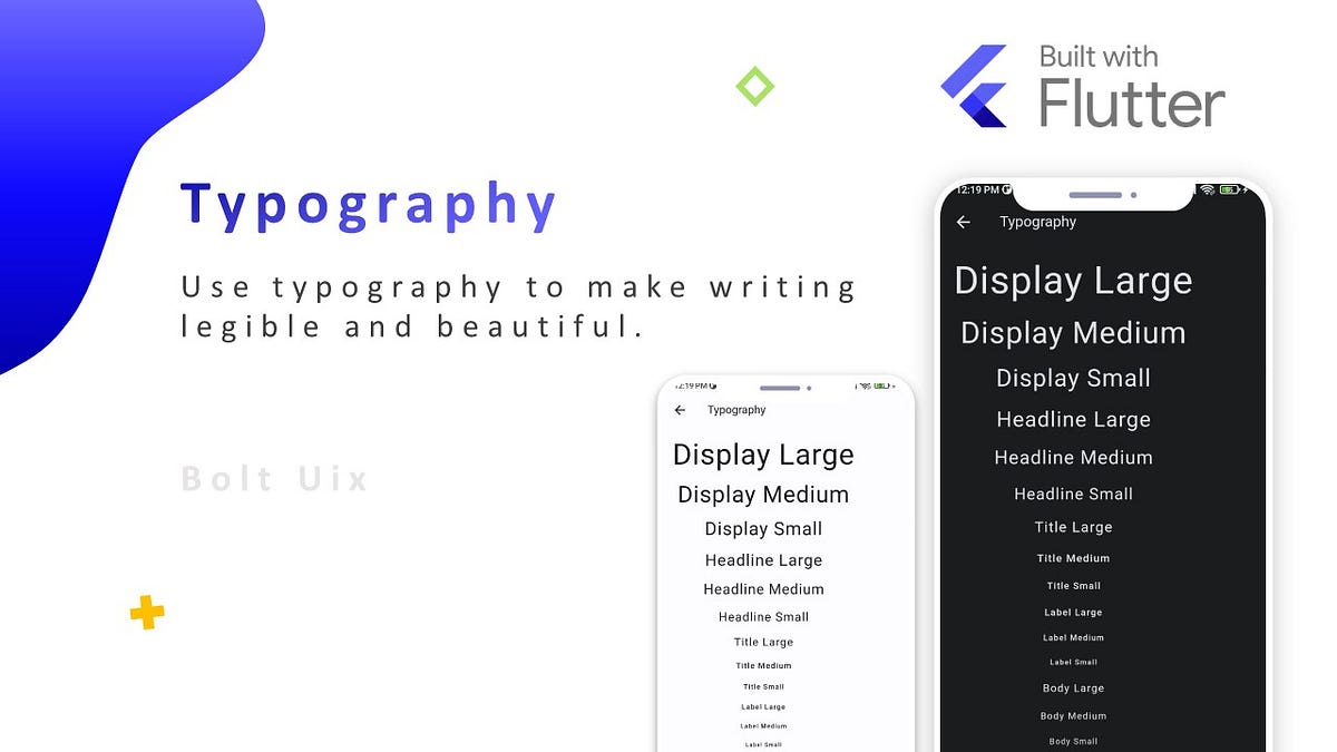 Flutter Text Styles: Understanding Material Design | by Boltuix | Medium