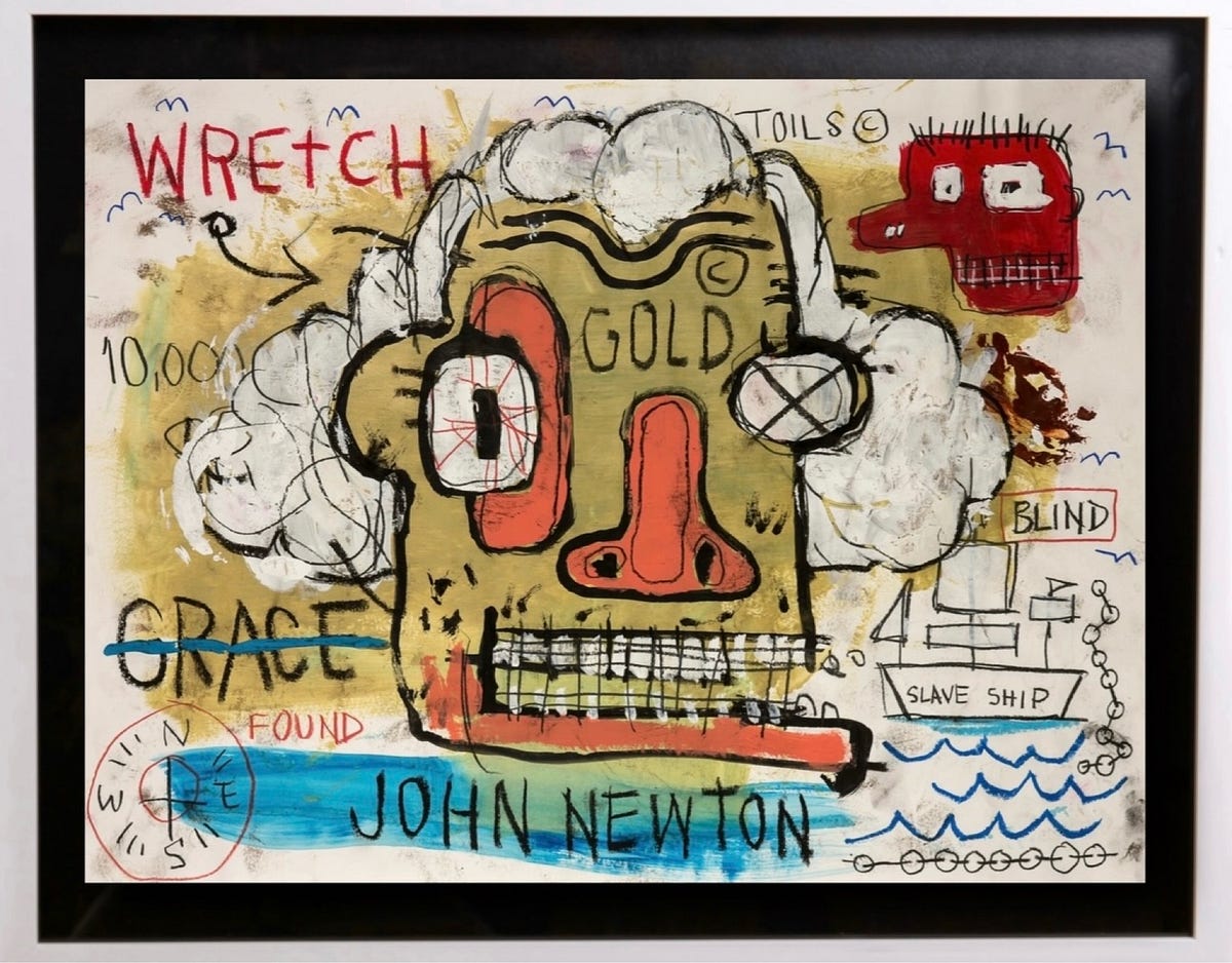 Jean Michel Basquiat 95 Masterworks Collection Wretch John Newton By