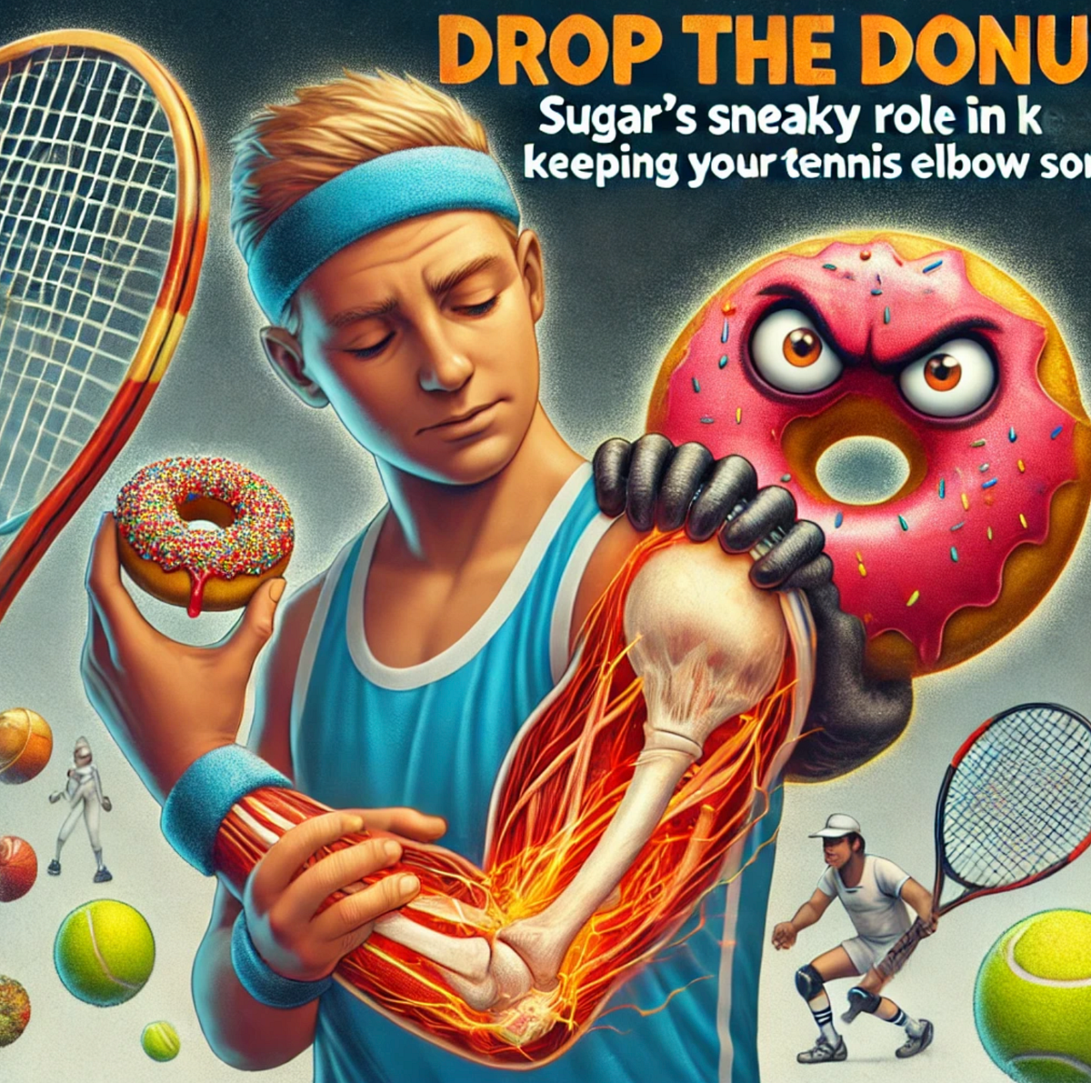 Drop the Donut! Sugar’s Sneaky Role in Keeping Your Tennis Elbow Sore ...