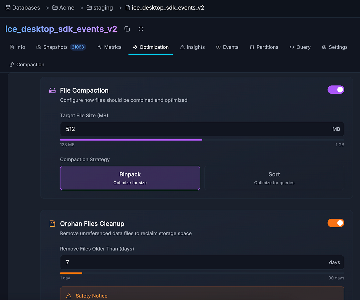 11 Iceberg Performance Optimizations You Should Know | overcast blog