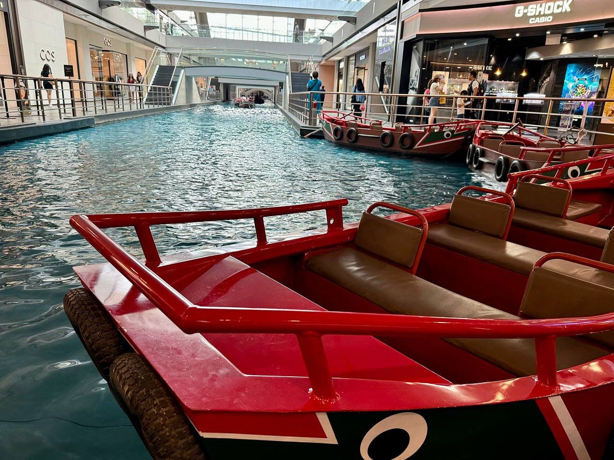 A Posh Mall in Singapore With Boat Rides | by Shanti C K | Tourist in ...