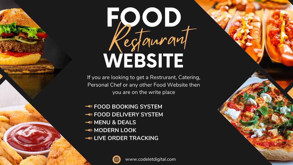 Restaurant Website, Food Ordering, and Booking Website | by Sam Steward ...